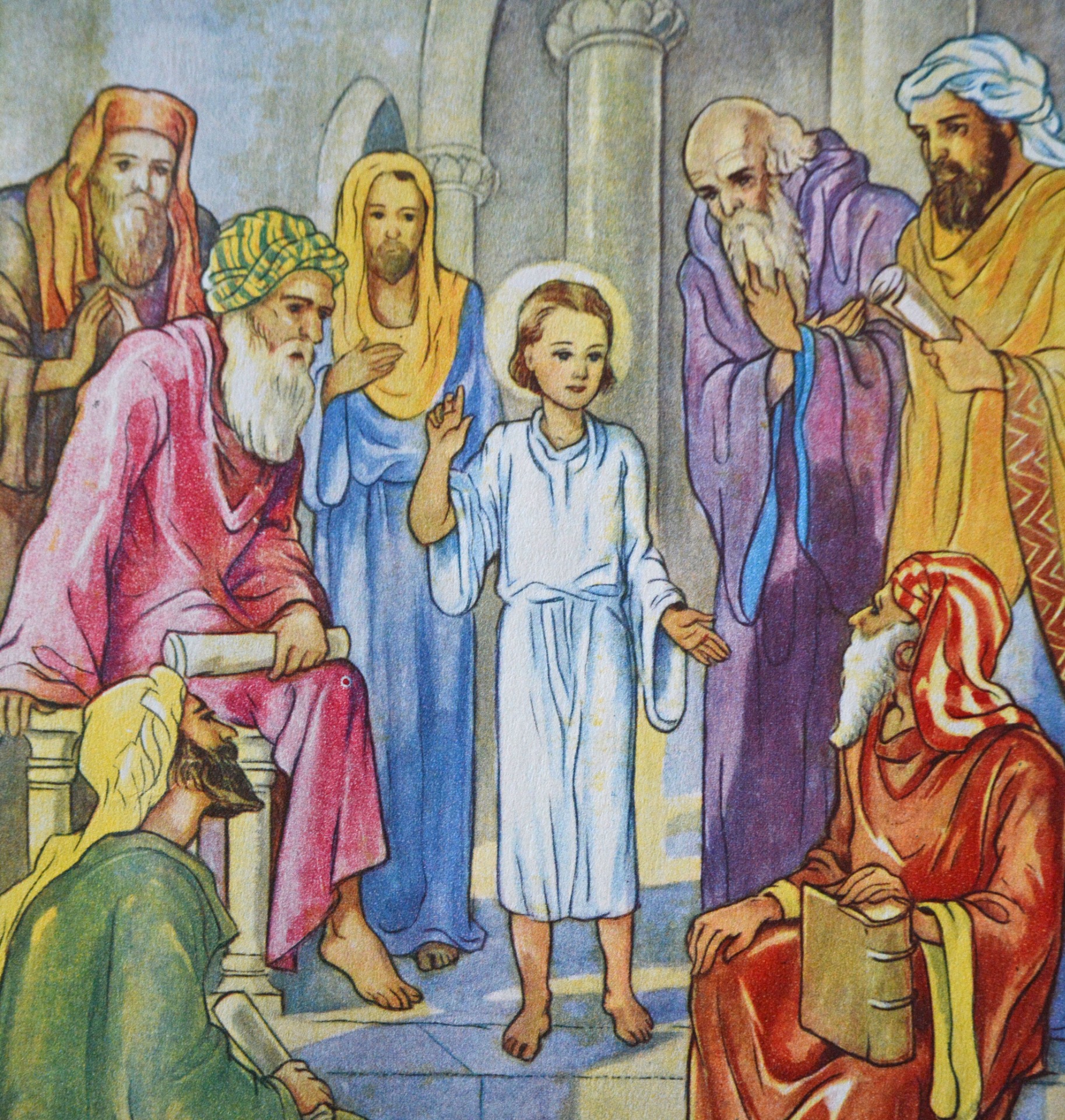 Jeesus kaksitoistavuotiaana pyhäkössä :: Salonhelluntaisrk